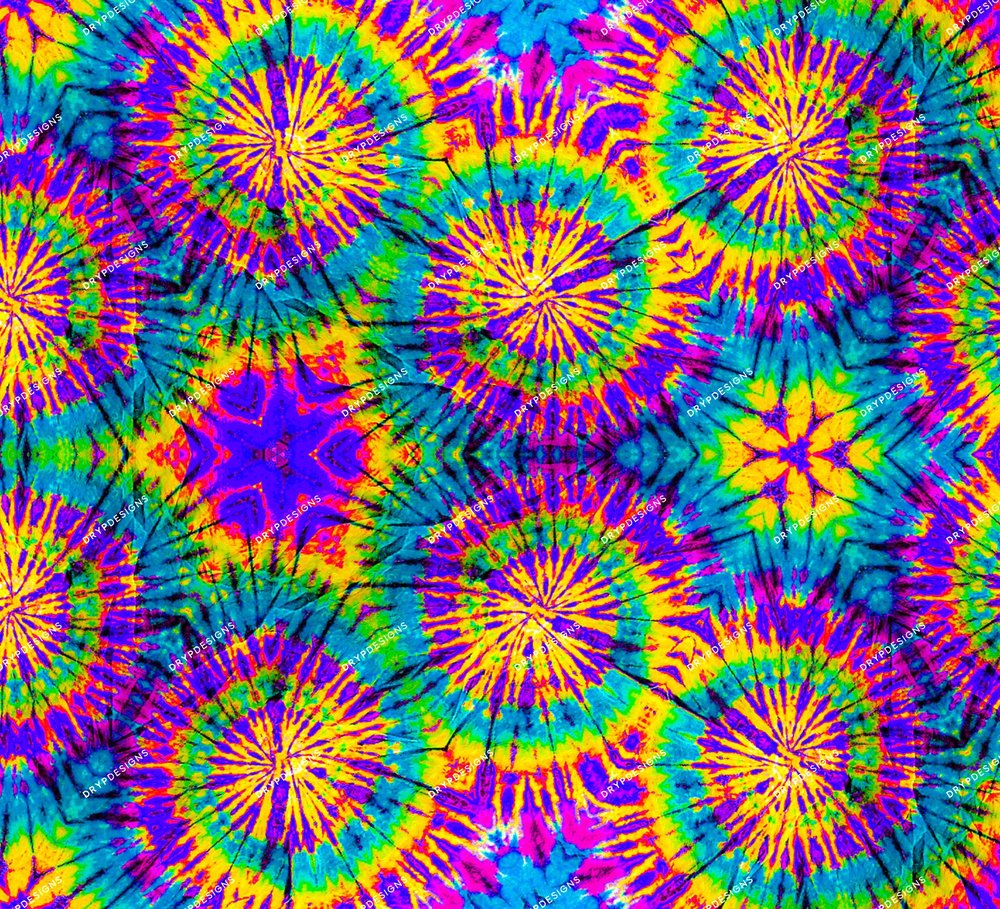 Rainbow Tiedye Digital Paper Background — drypdesigns
