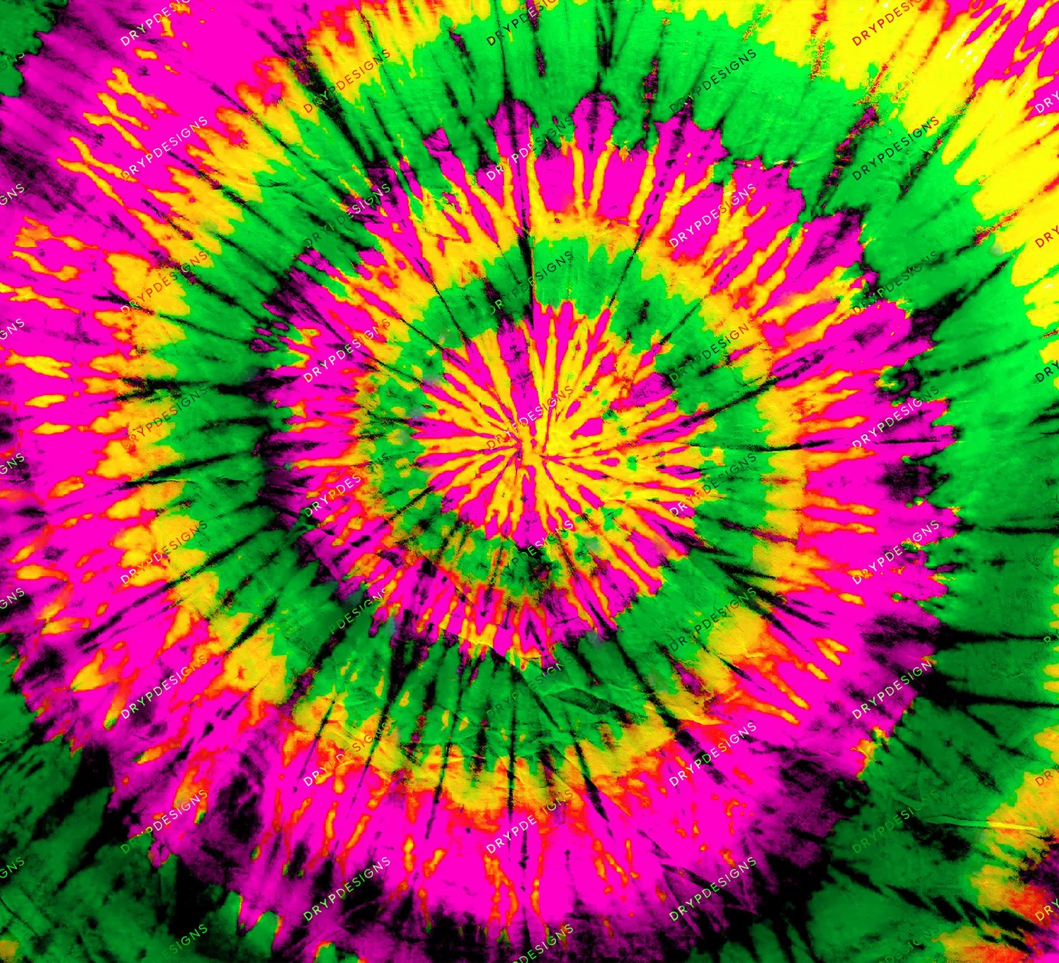 Pink And Green Pattern Wallpaper
