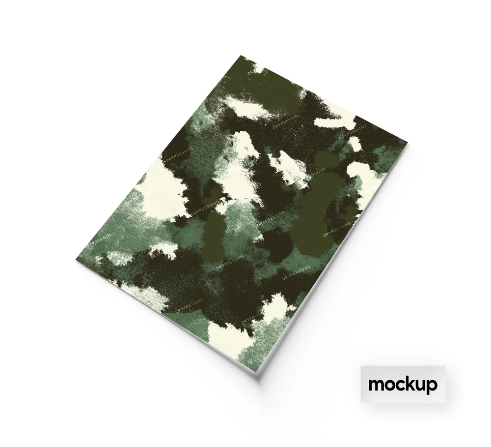 Purple + Yellow + White Seamless Camo Digital Paper — drypdesigns