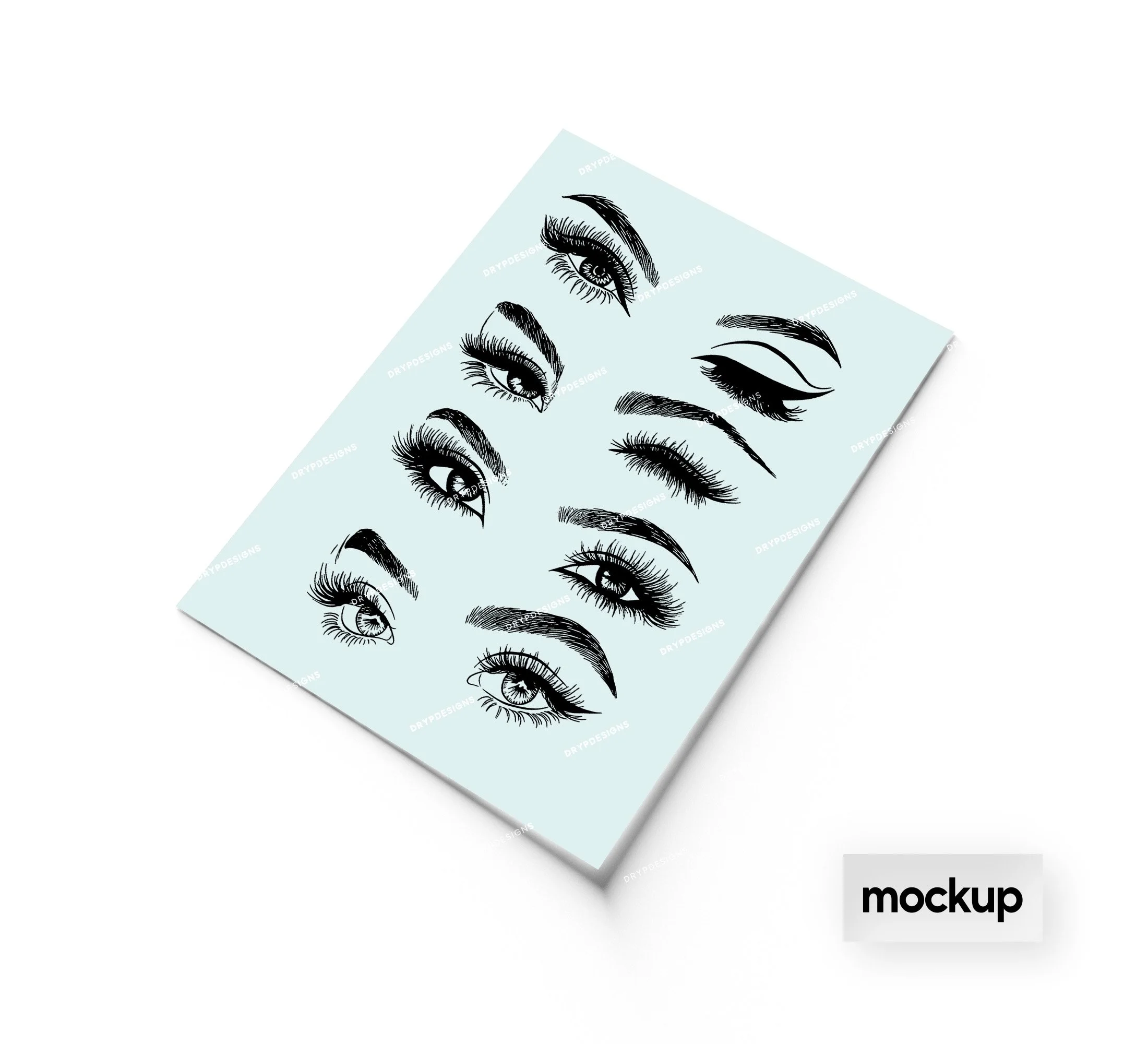 Lash Tool Icons SVG + PNG Bundle — drypdesigns