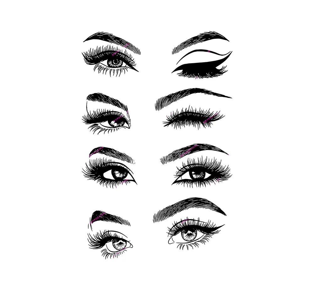 Lash Tool Icons SVG + PNG Bundle — drypdesigns