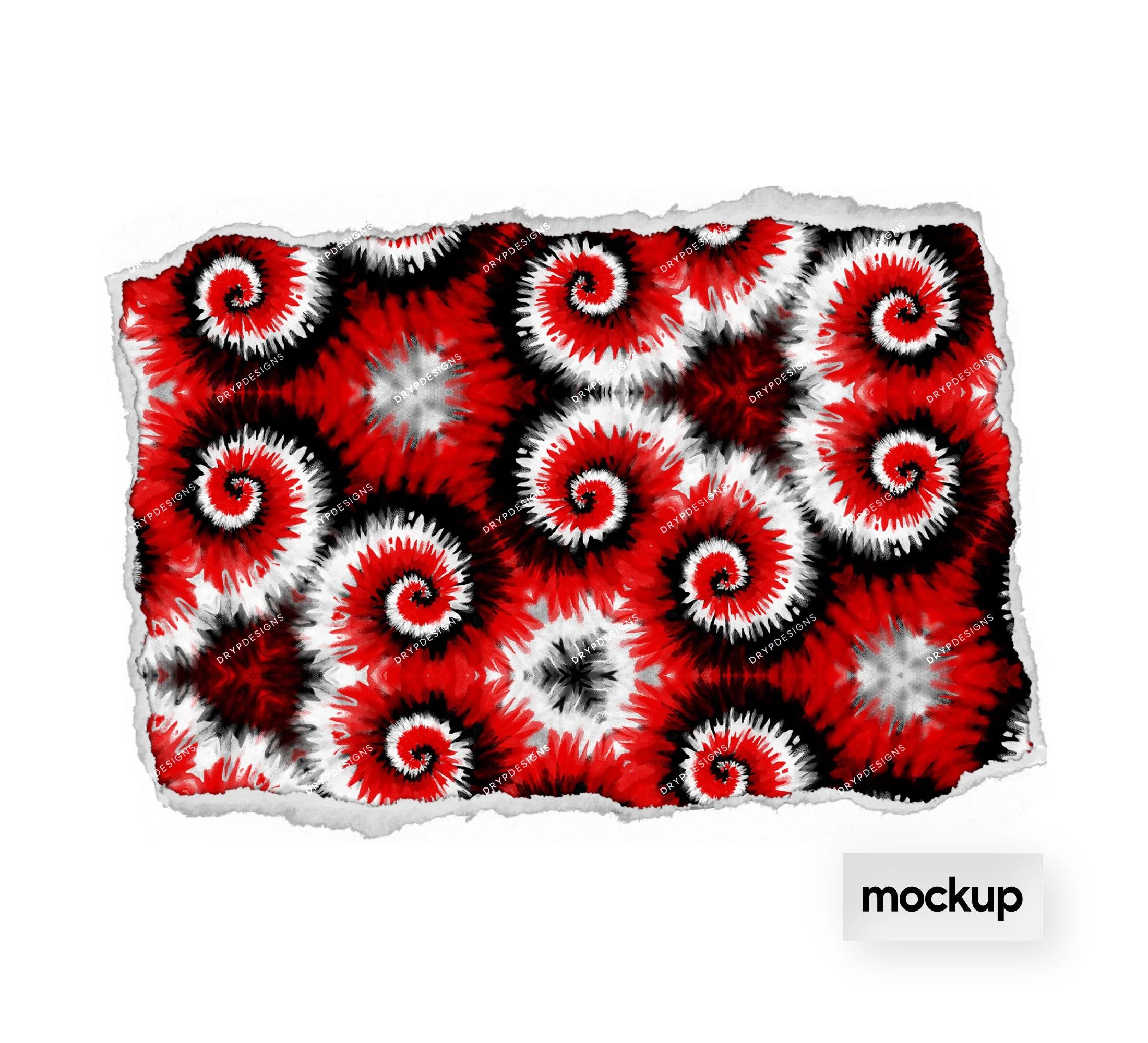 Black + Orange Halloween Tie-Dye Background Digital Paper — drypdesigns