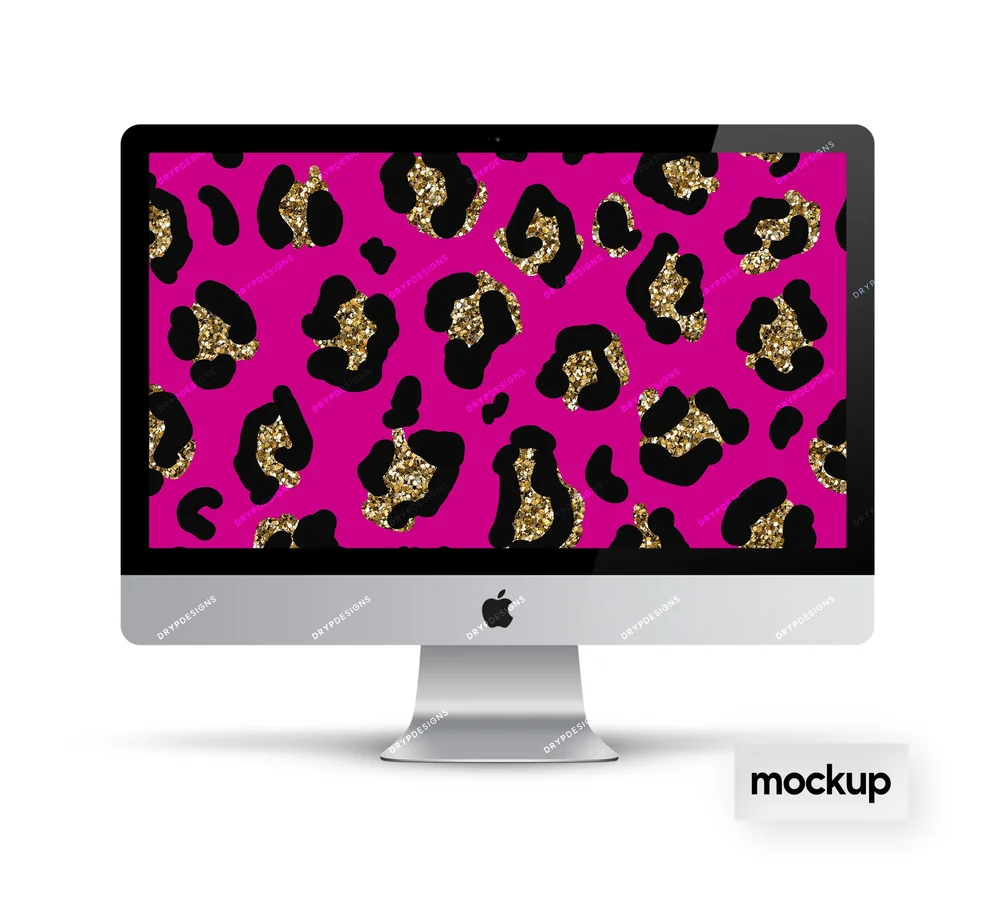 Realistic Pink Leopard Print Seamless Background — drypdesigns