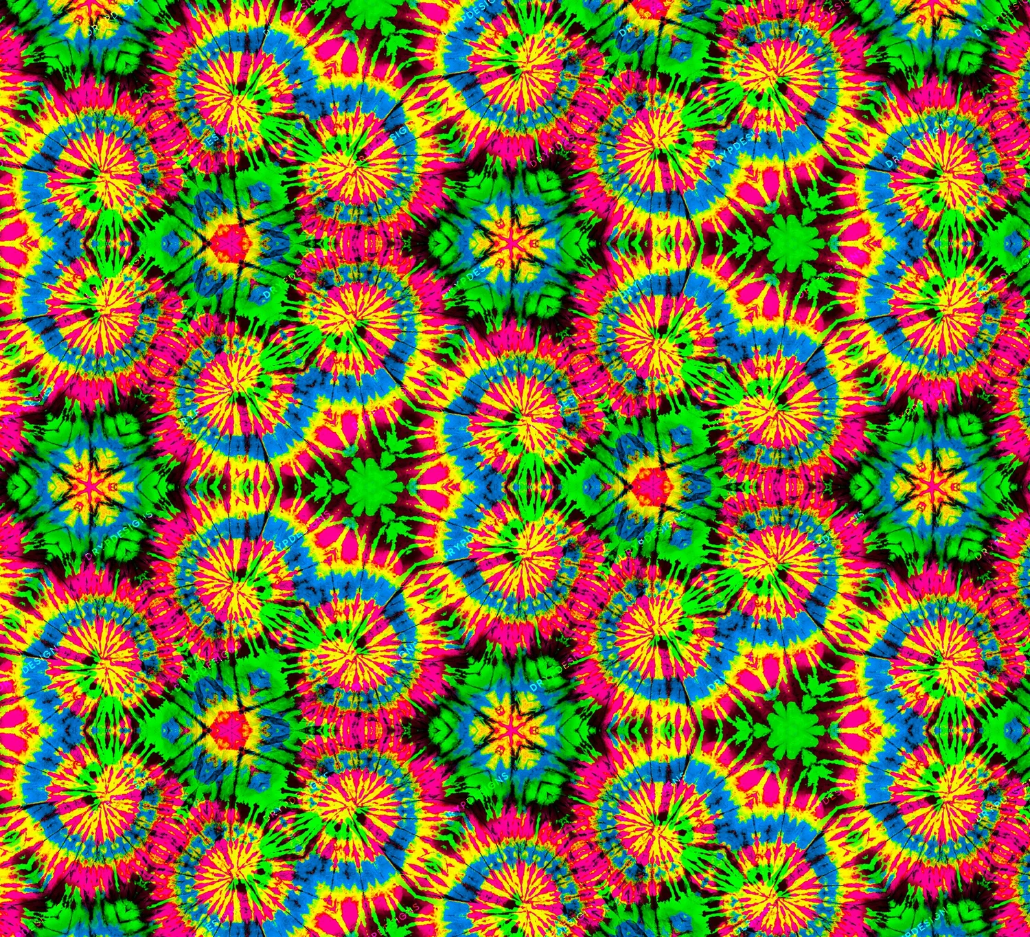 Trippy Tie Dye Backgrounds