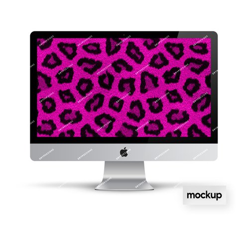Realistic Pink Leopard Print Seamless Background — drypdesigns