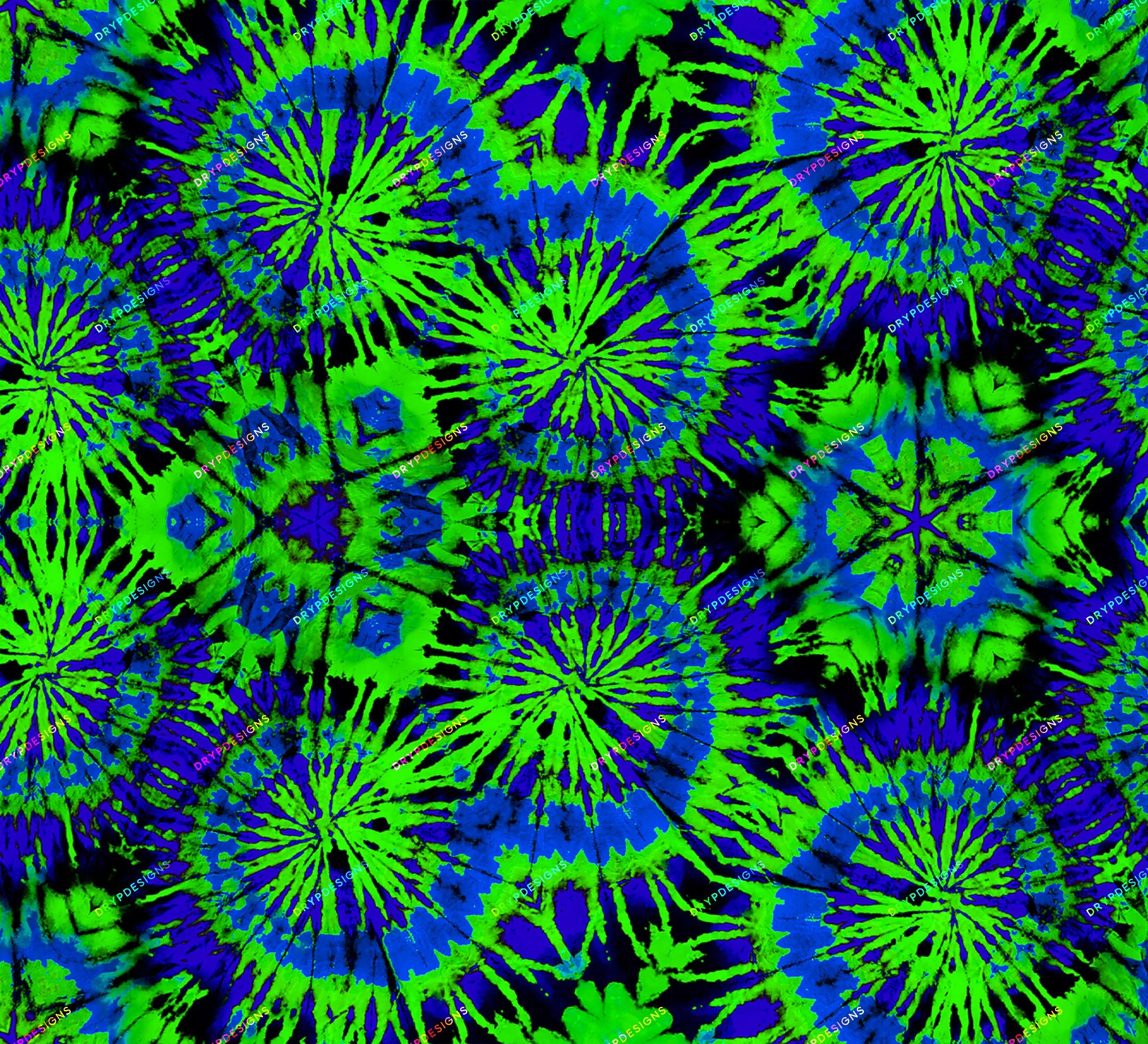 Black + Pink + Purple Tiedye Digital Paper — drypdesigns