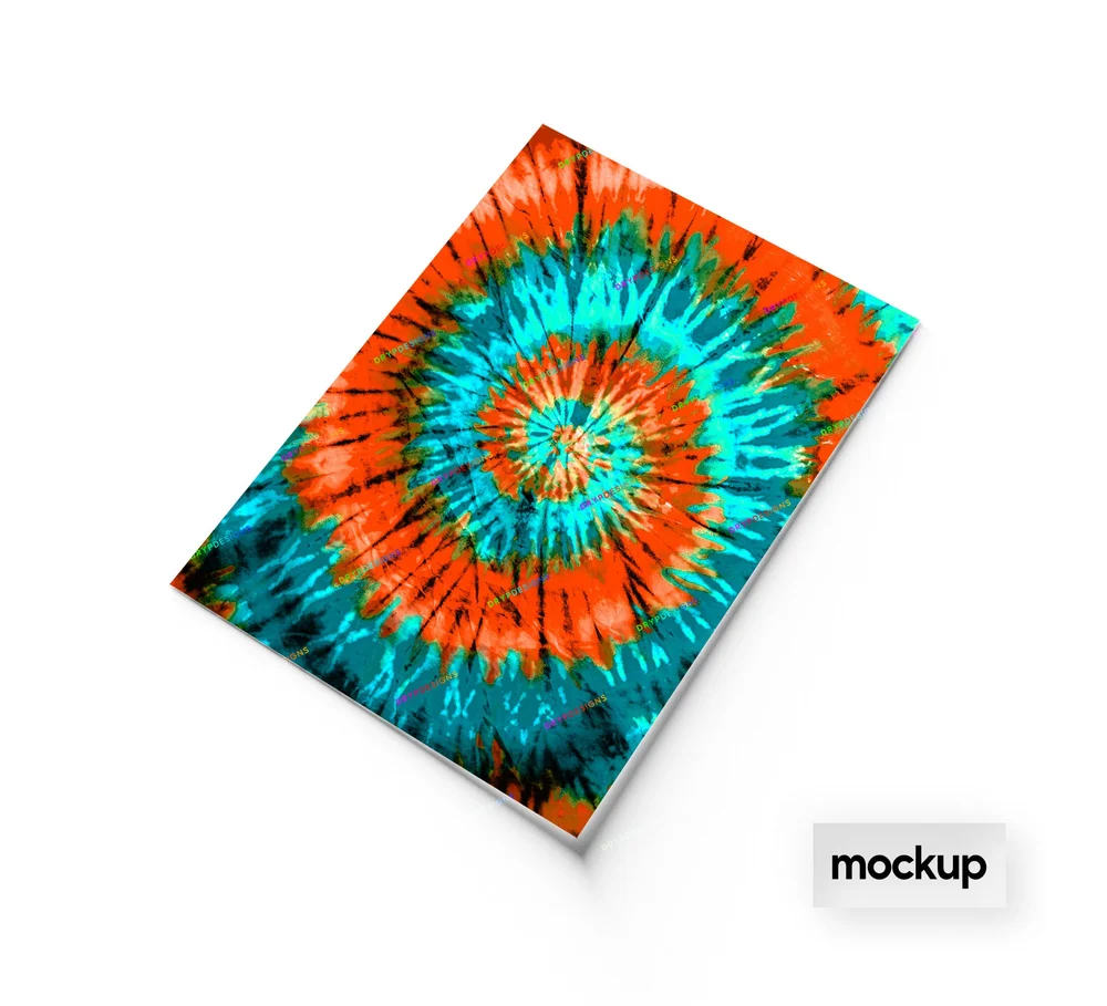 Rainbow Tiedye Digital Paper Background — drypdesigns