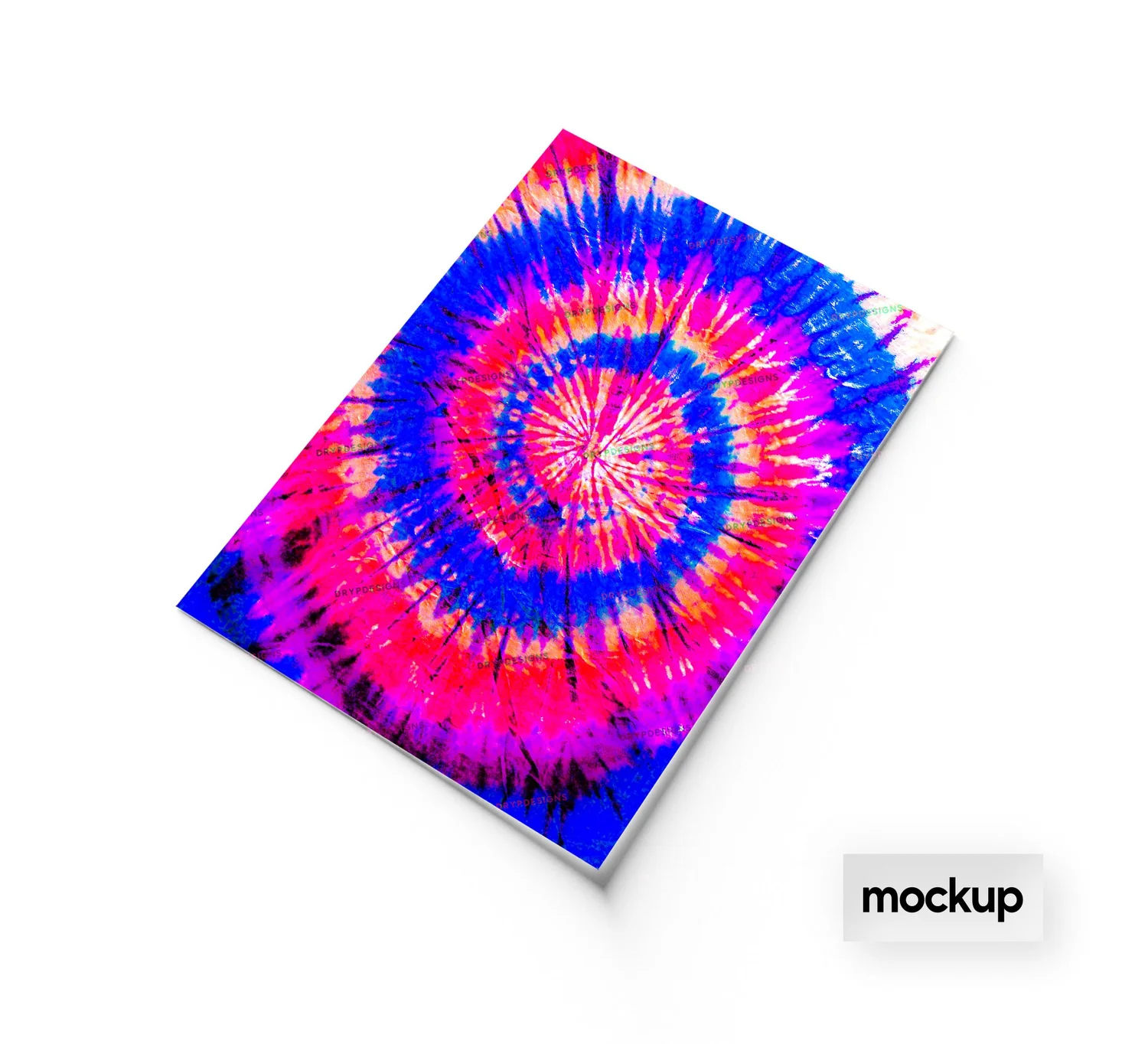Black + Orange Tie-Dye Swirl Digital Paper Background Pattern — drypdesigns