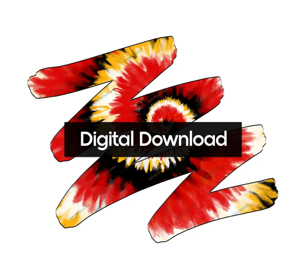 Orange + White Tiedye Digital Paper — drypdesigns