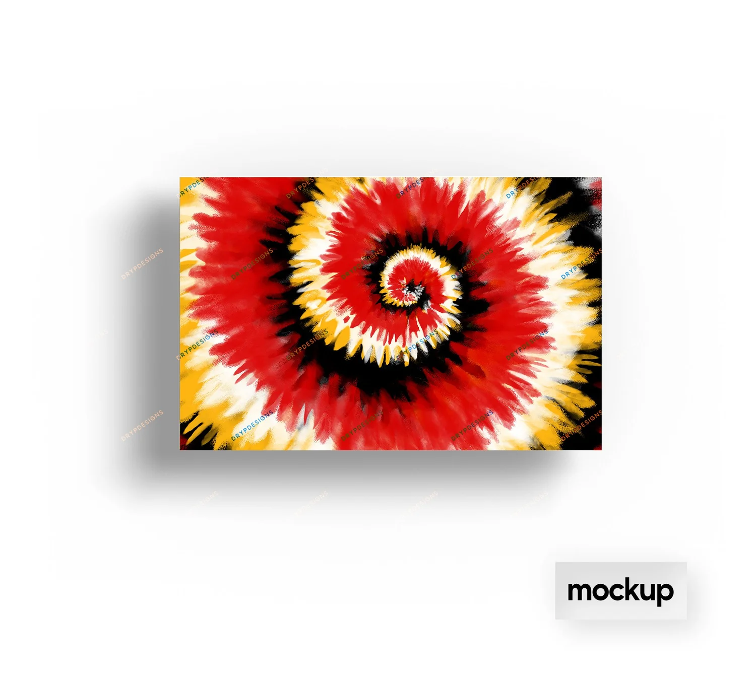 Orange + White Tiedye Digital Paper — drypdesigns