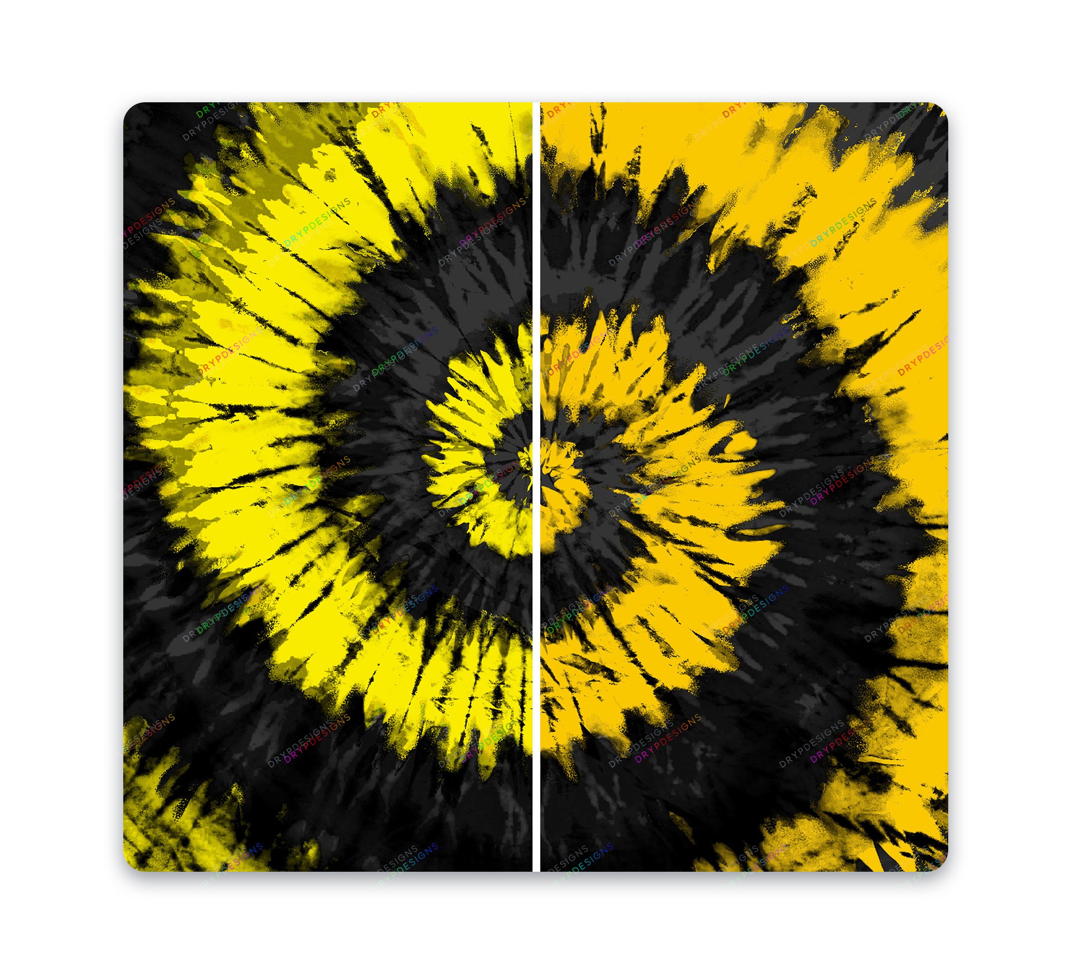 Black + Orange Halloween Tie-Dye Background Digital Paper — drypdesigns