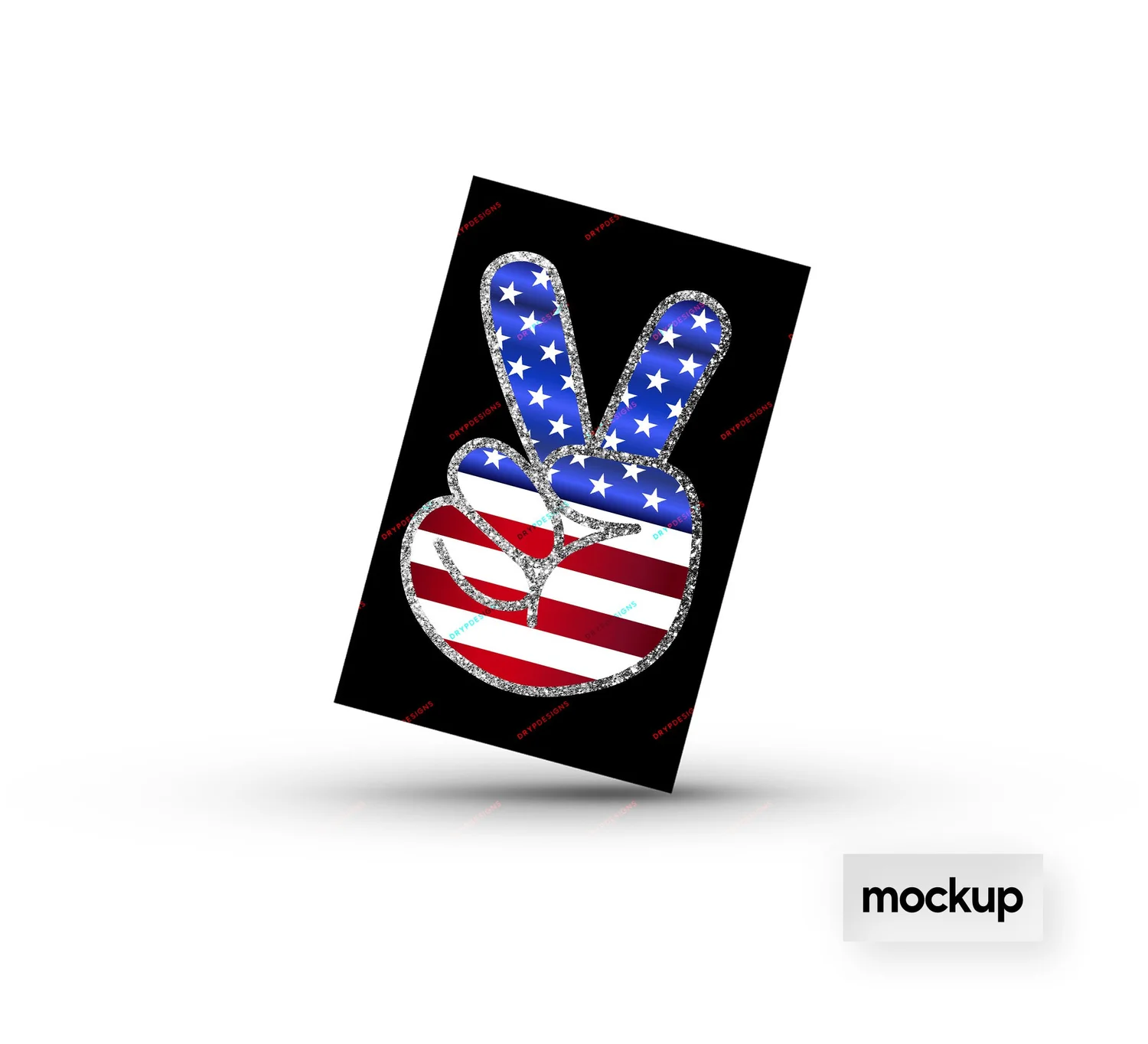 USA Patriotic Candy Sprinkles Digital Paper Background — drypdesigns