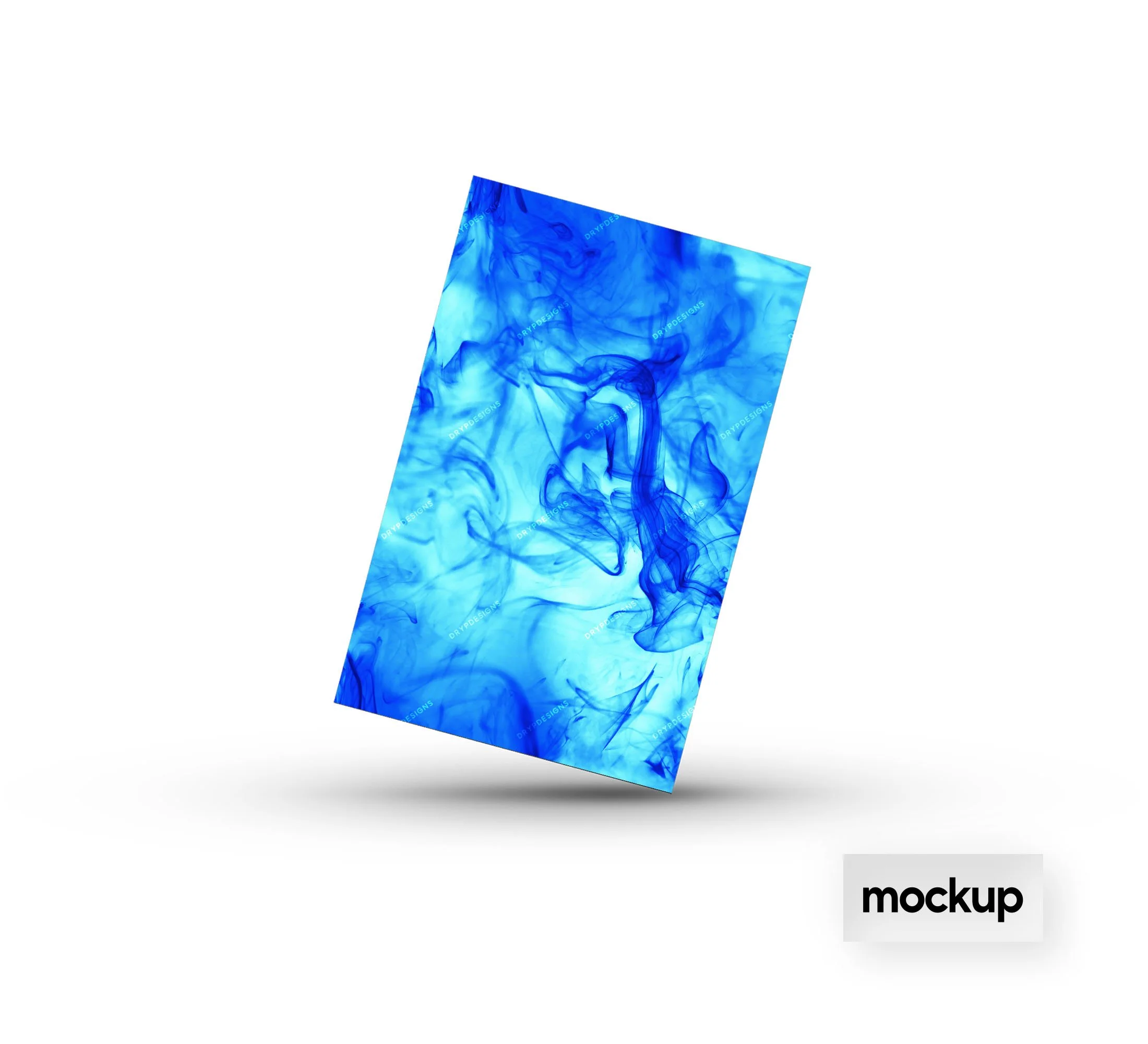 Blue Smokey Flames Seamless Background — drypdesigns
