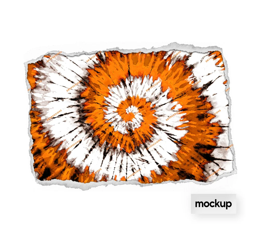 Black + Orange Halloween Tie-Dye Background Digital Paper — drypdesigns