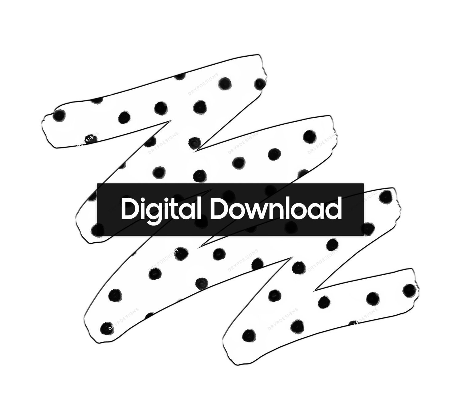 Black And White Polka Dot Vector
