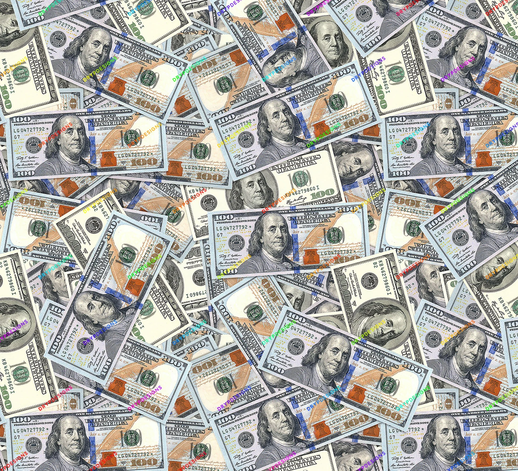 Banded Money Stack 100 Dollar Bills PNG — drypdesigns