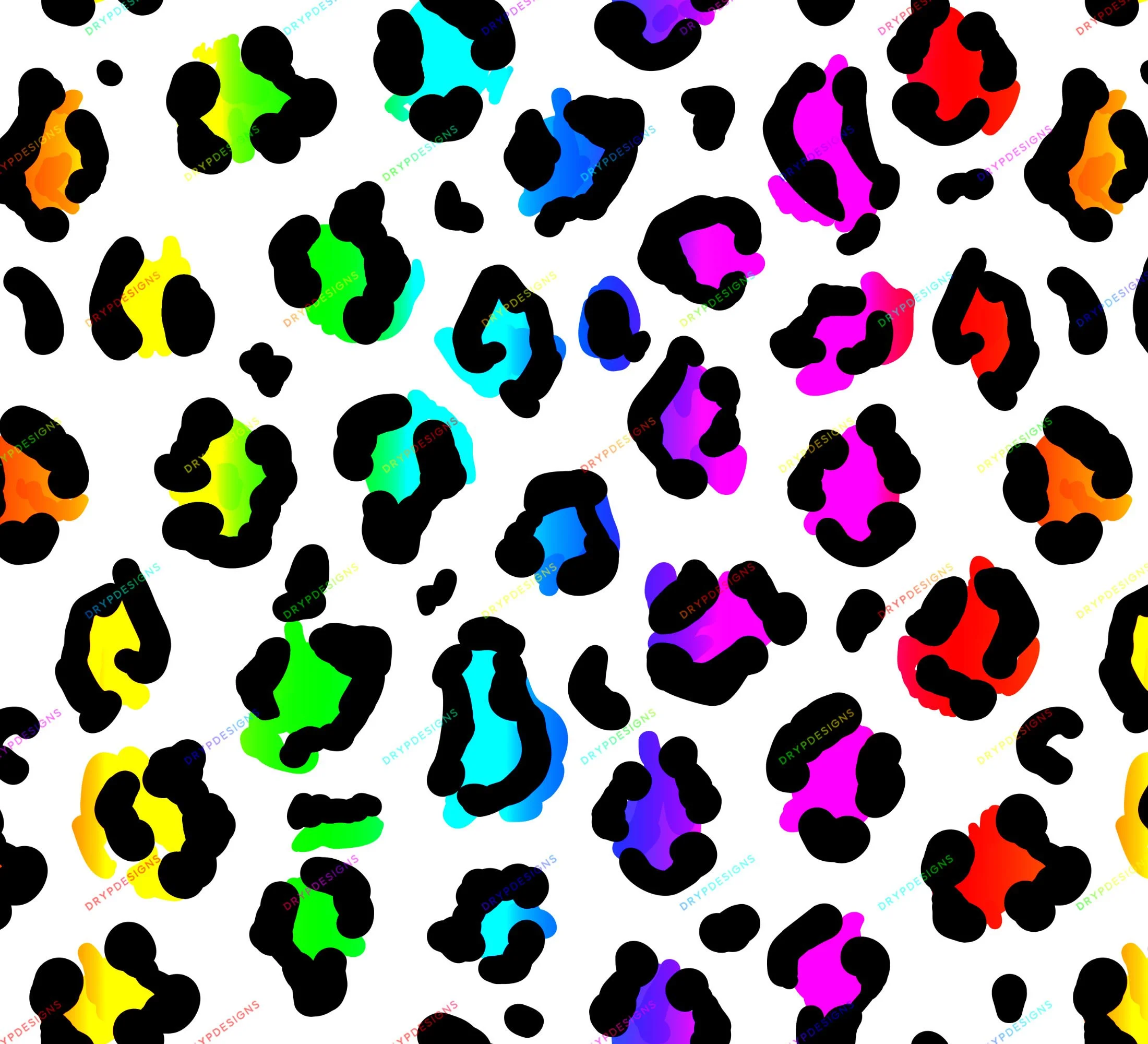 Purple Glitter Leopard Print Seamless Pattern — drypdesigns