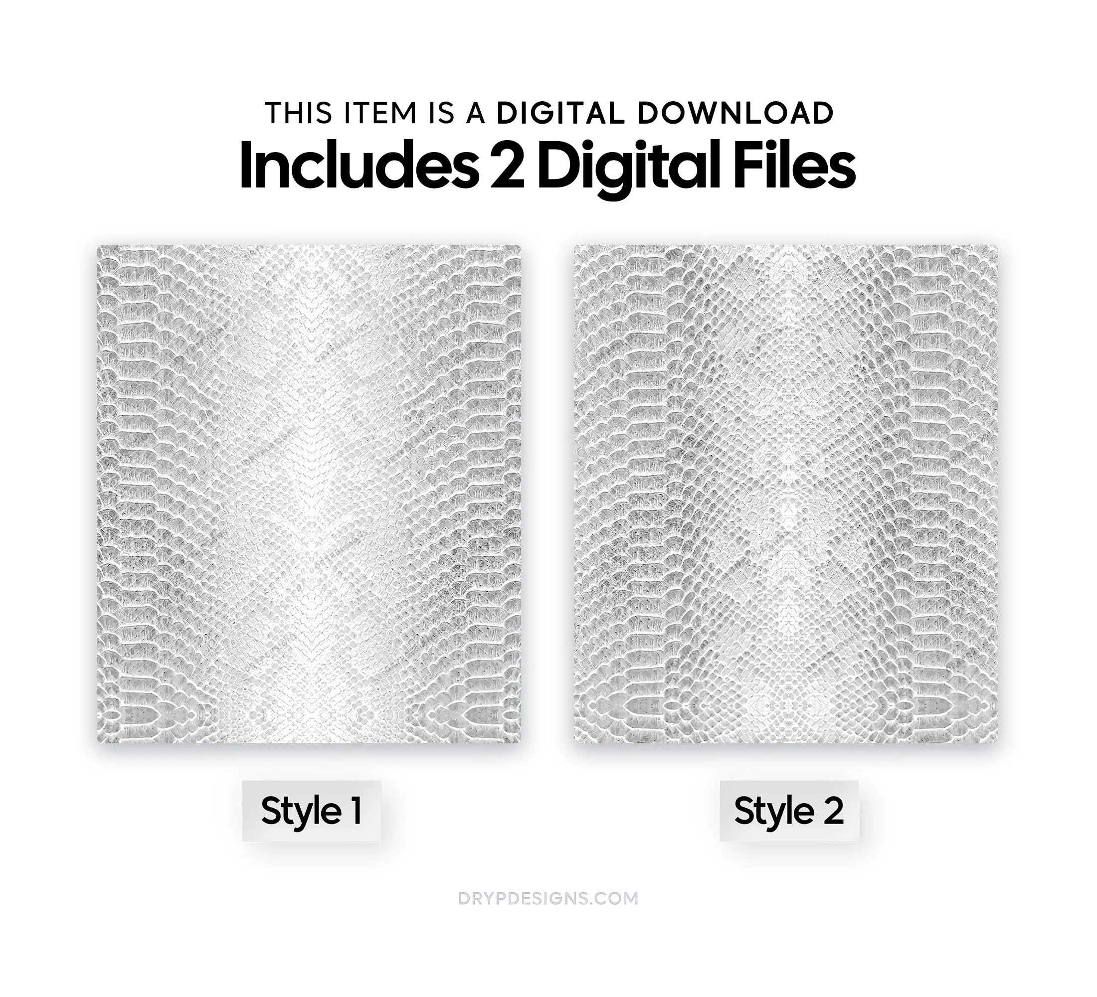 Black Snakeskin Seamless Digital Paper — drypdesigns