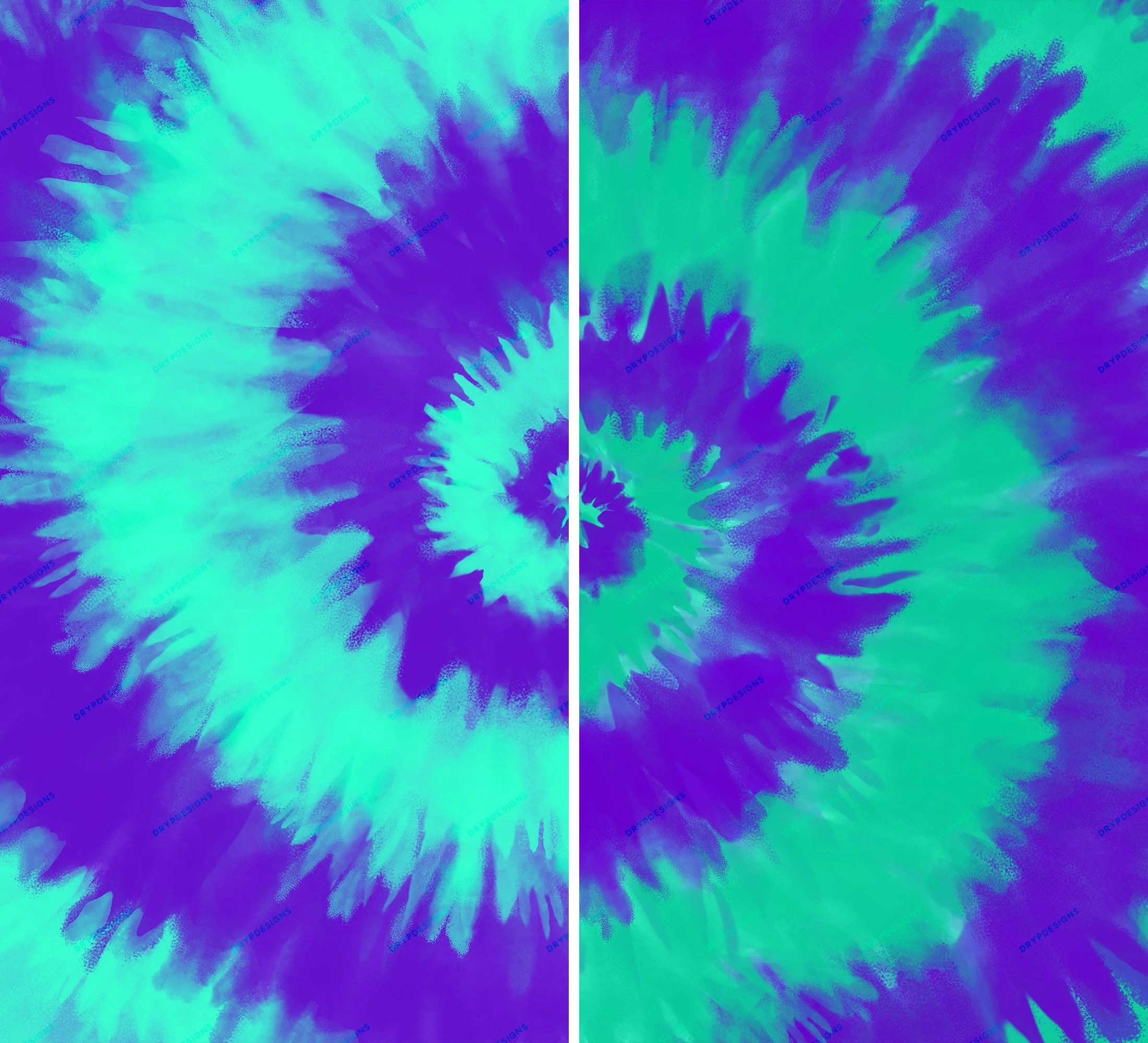 Purple + White Tiedye Digital Paper — drypdesigns