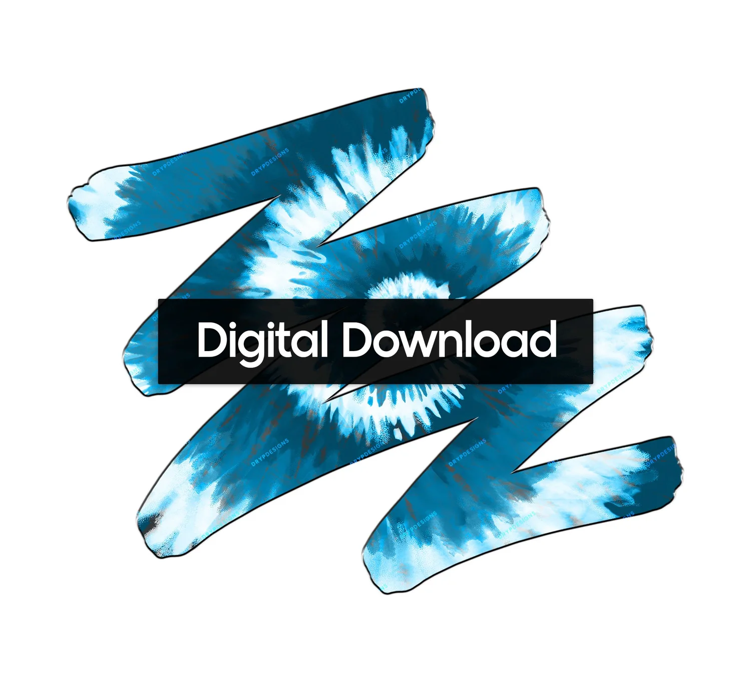 Pink + Blue Neon Tiedye Digital Paper Background — drypdesigns