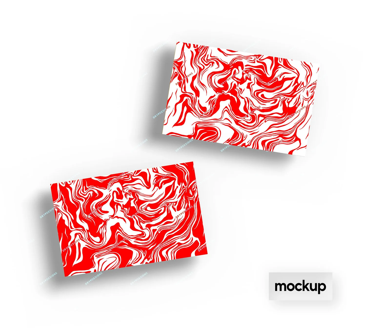 Black + Red Marble Swirl Seamless Background — drypdesigns