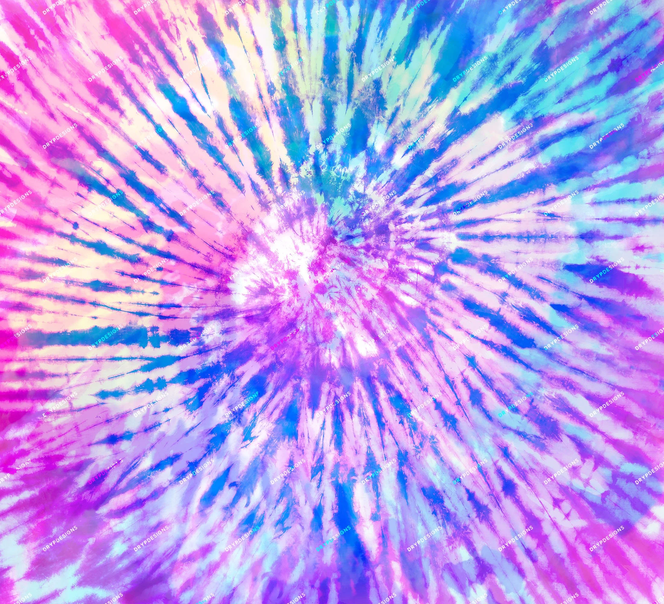 Ocean Blue Tiedye Digital Paper — drypdesigns