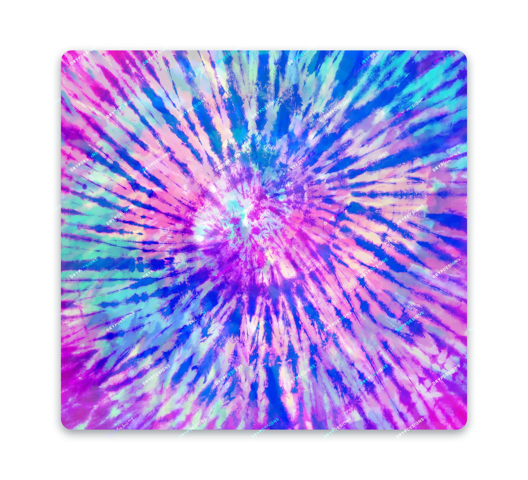 Ocean Blue Tiedye Digital Paper — drypdesigns