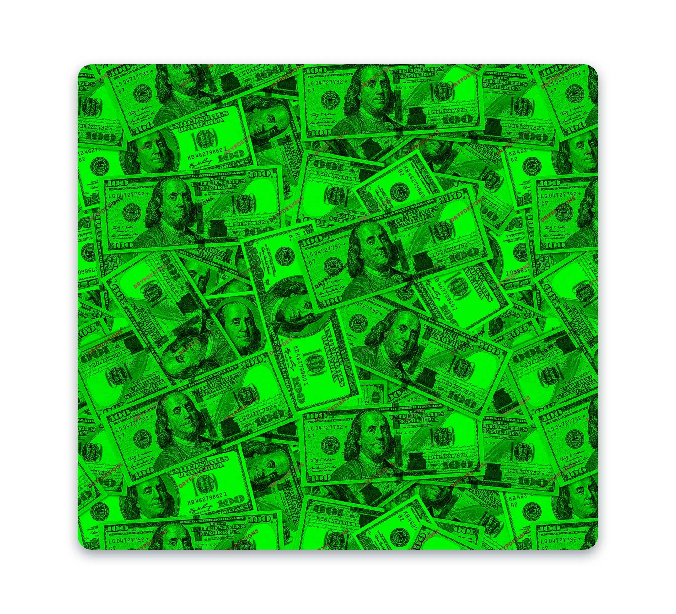 100 Dollar Bill Seamless Money PNG Overlay — drypdesigns