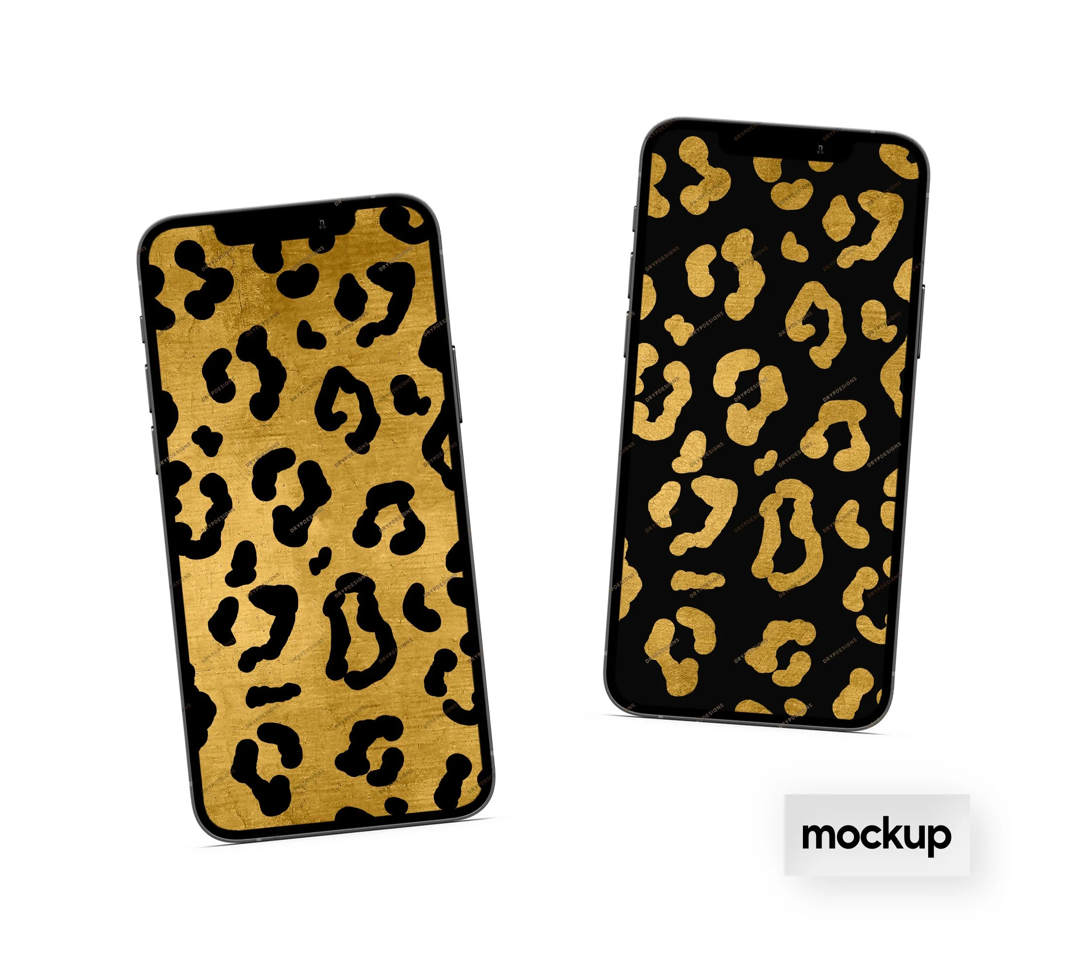 Realistic Leopard Print Seamless Background Texture — drypdesigns