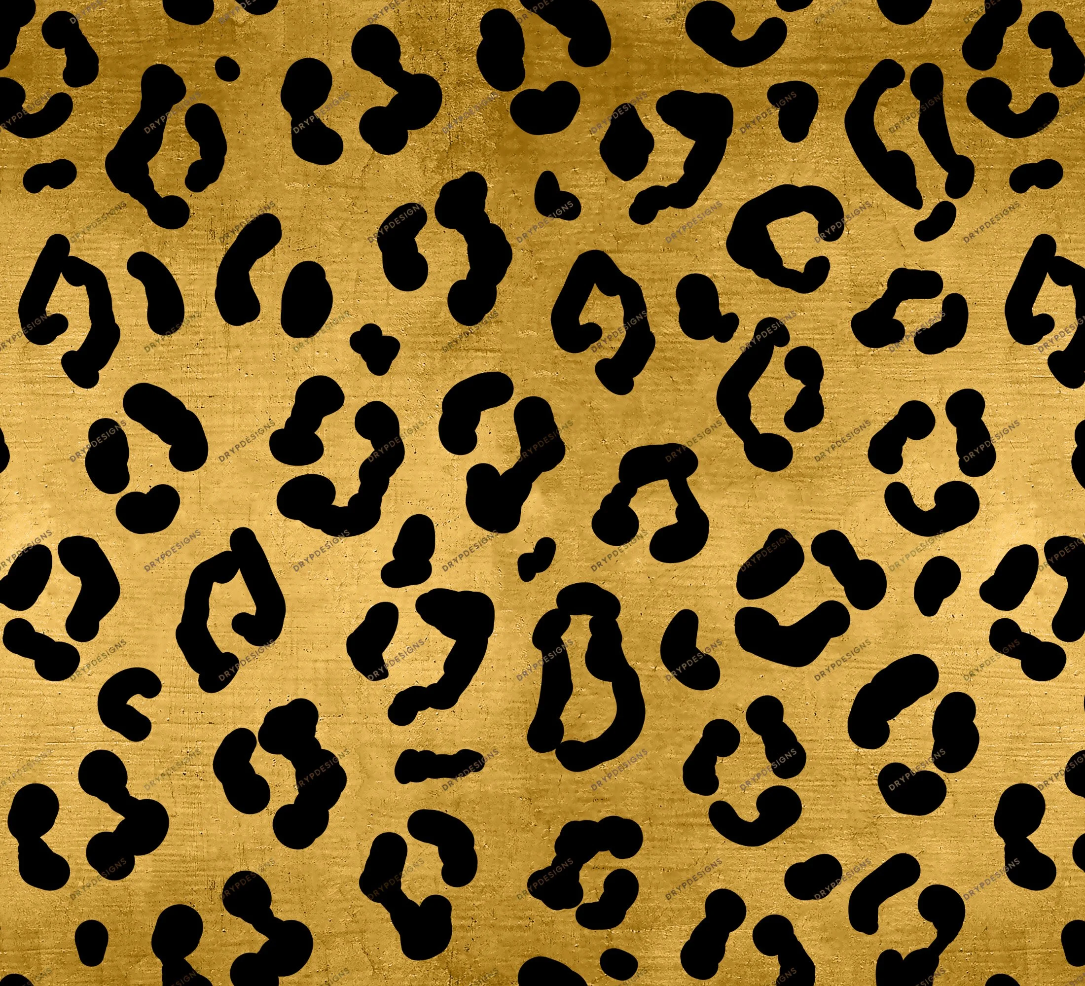 Realistic Leopard Print Seamless Background Texture — drypdesigns