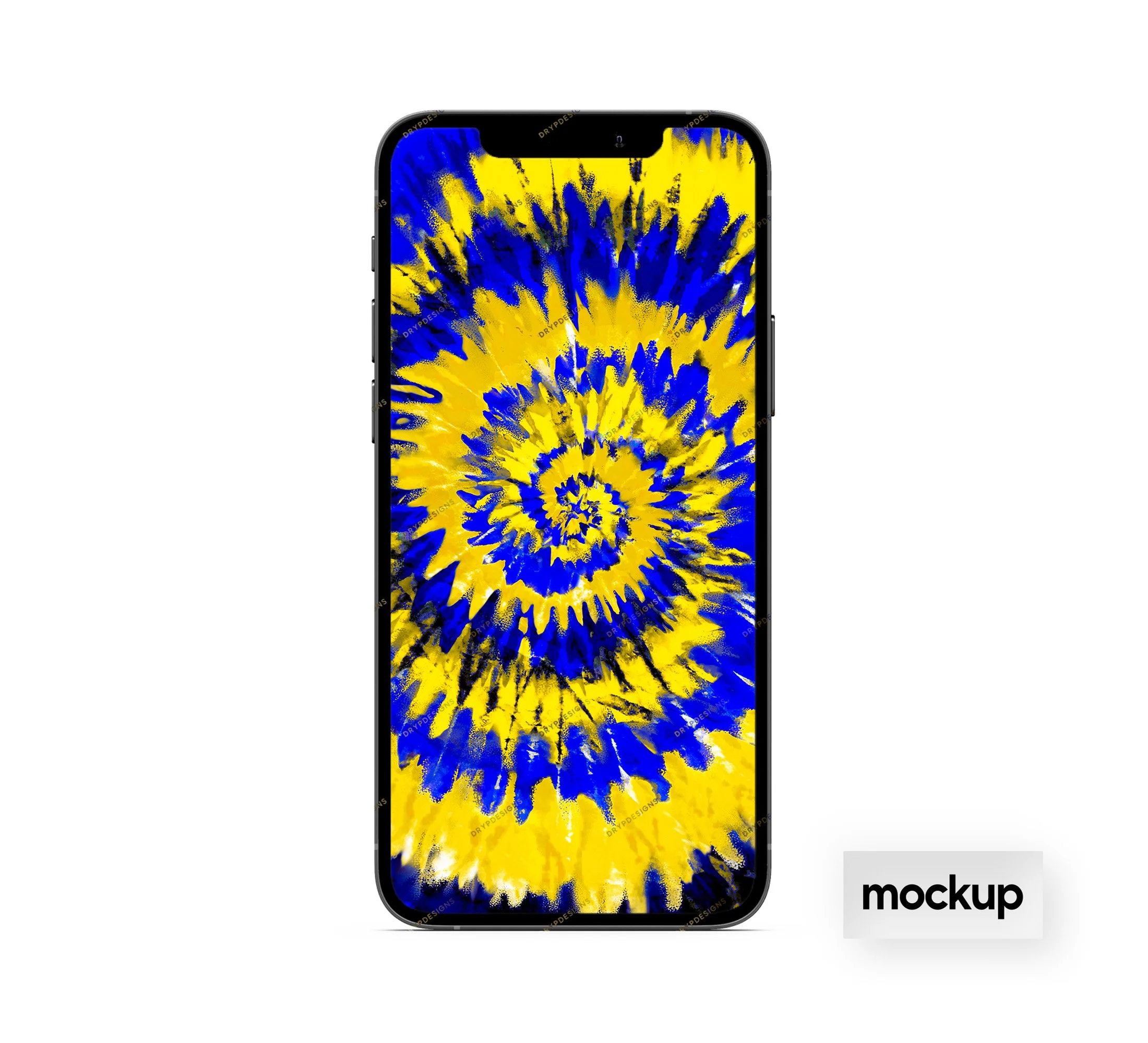 Black + Orange Halloween Tie-Dye Background Digital Paper — drypdesigns