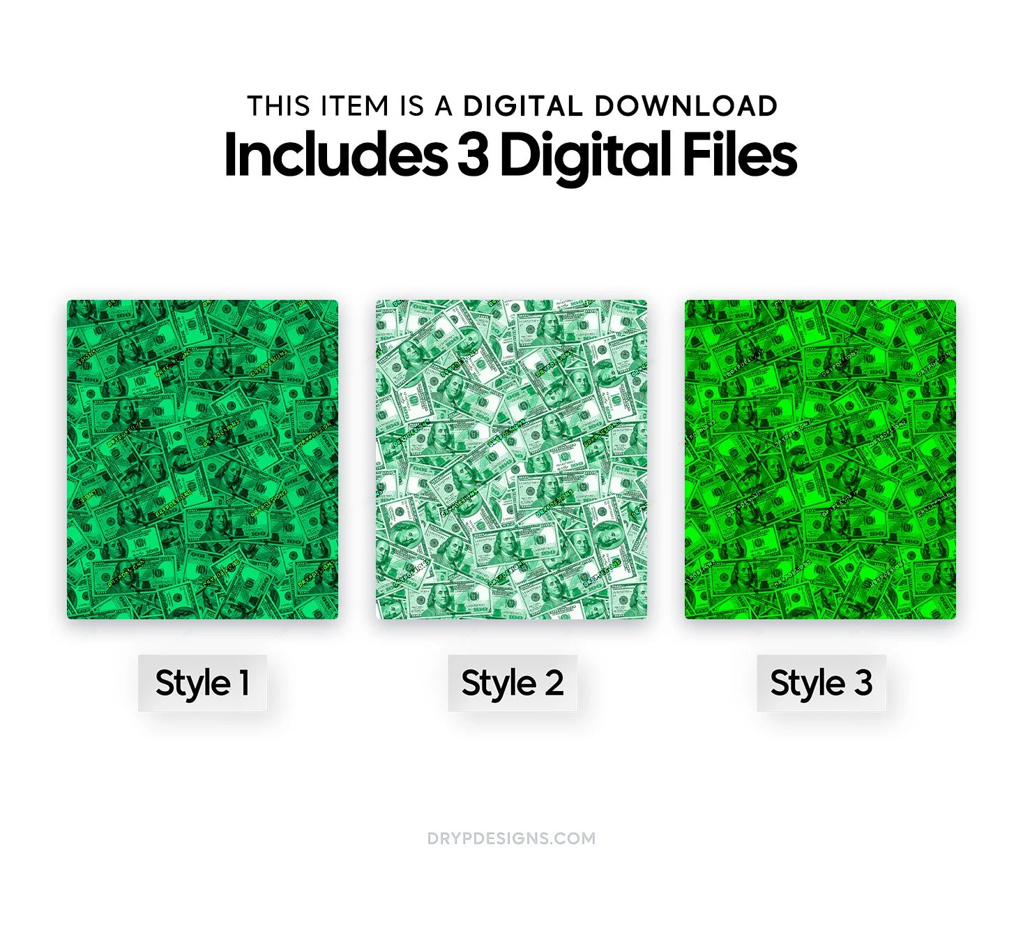 Falling Hundreds Money Spiral PNG Overlay — drypdesigns
