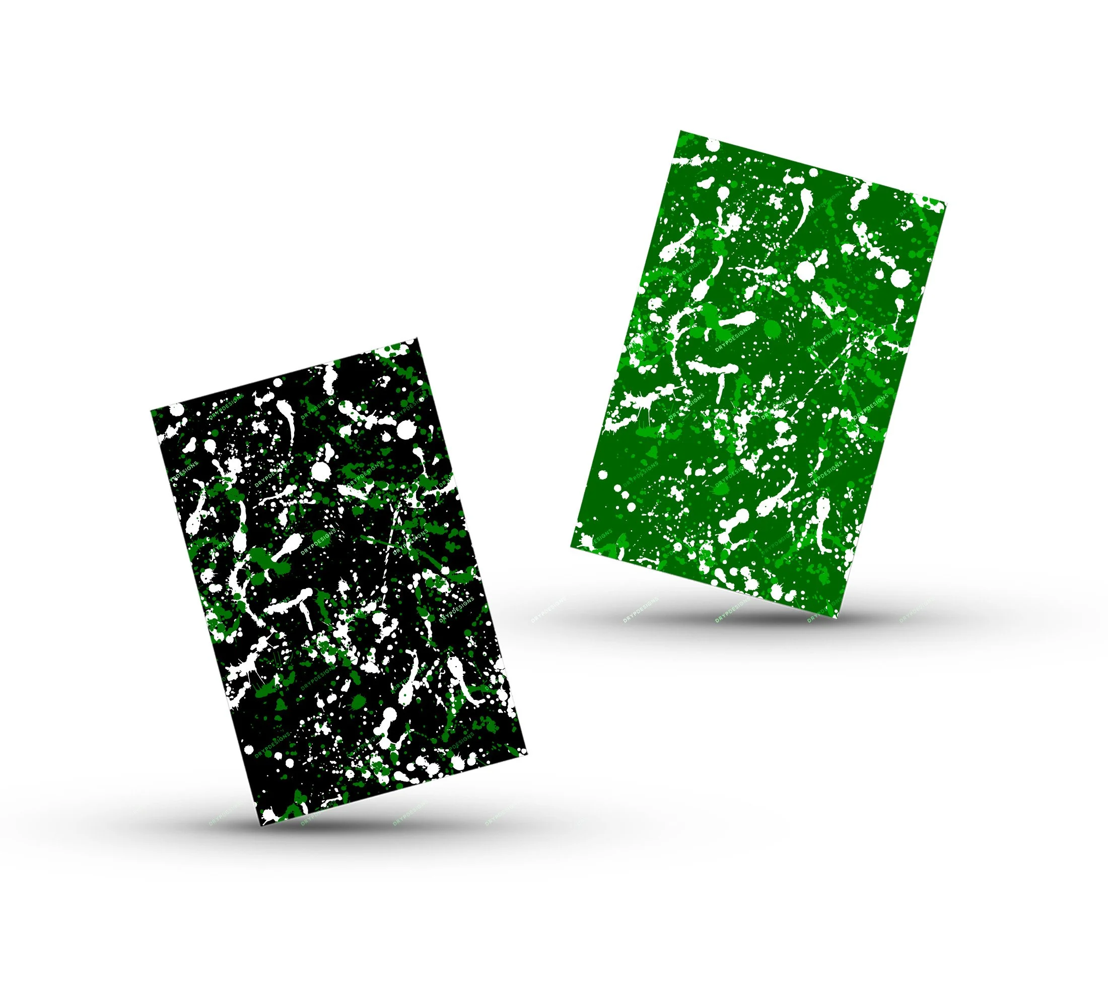 Lime Green Neon Paint Splatter Seamless — drypdesigns