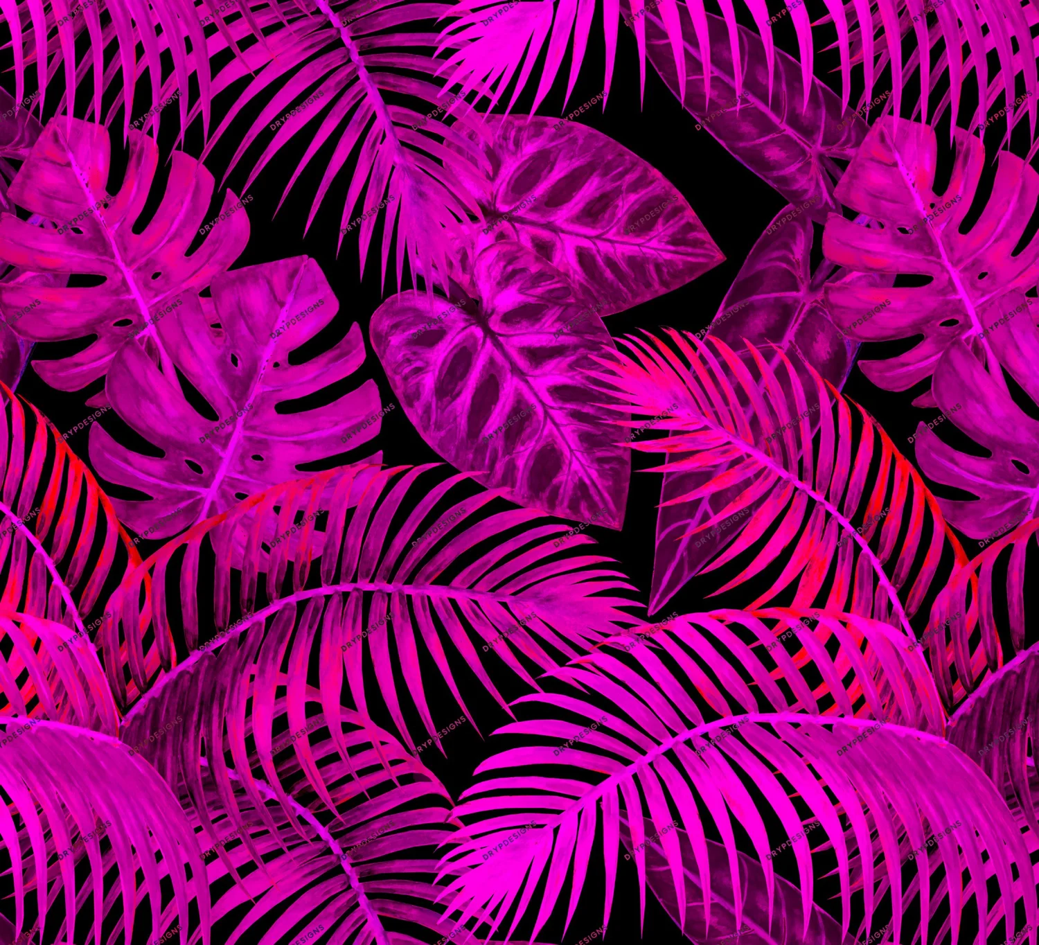 Tropical Pattern Neon
