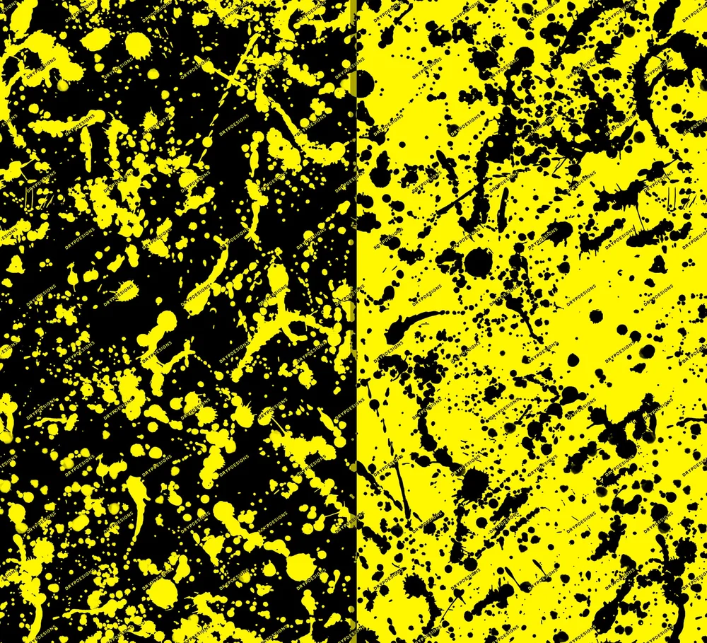 Blue Neon Paint Splatter Seamless Digital Paper — drypdesigns