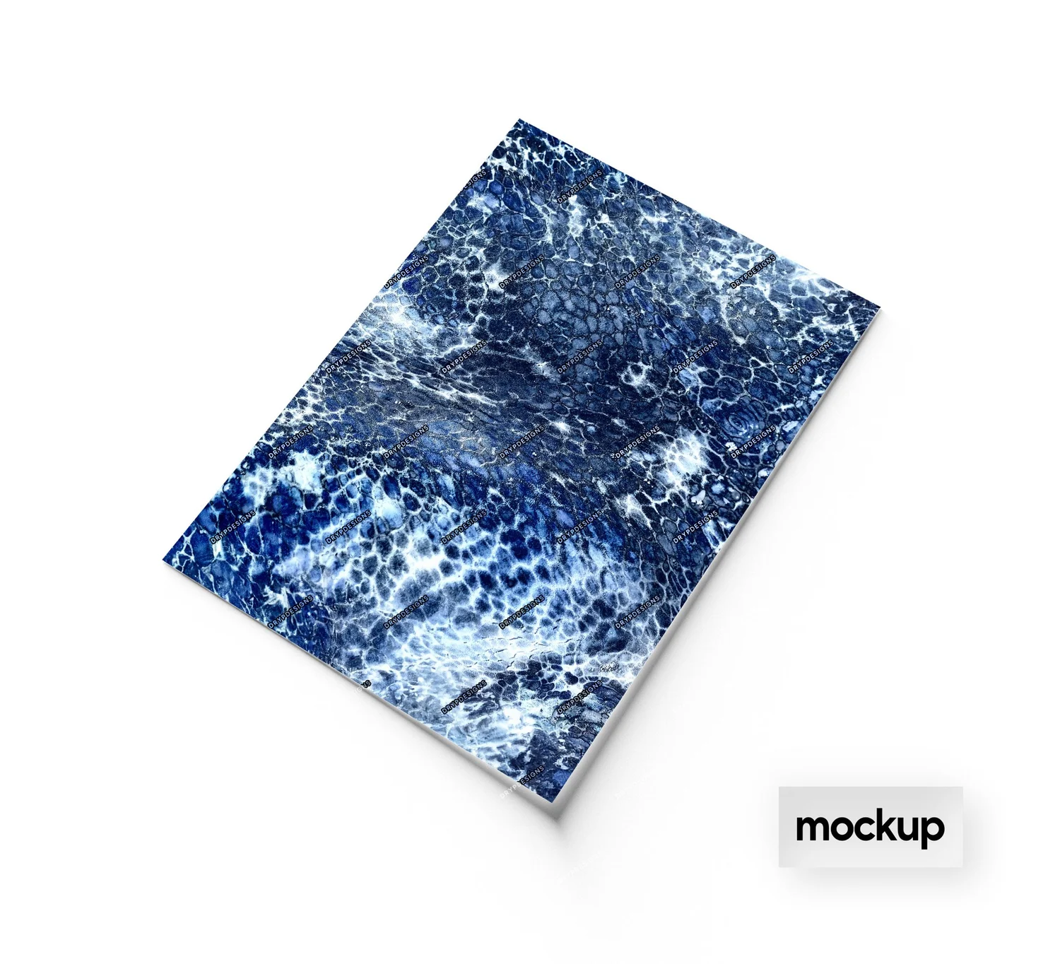Blue Lizard Skin Texture