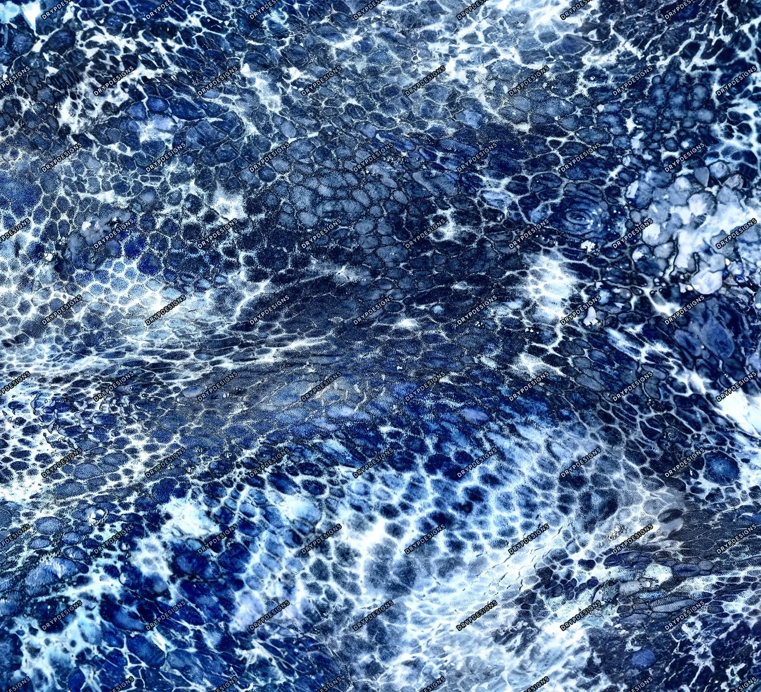 Blue Lizard Skin Texture