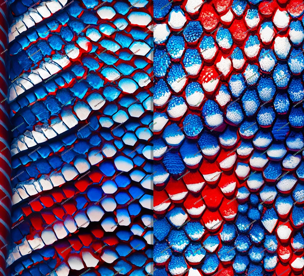 Red Snakeskin Seamless Digital Paper Background — drypdesigns