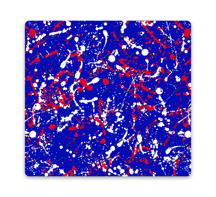 Blue Neon Paint Splatter Seamless Digital Paper — drypdesigns