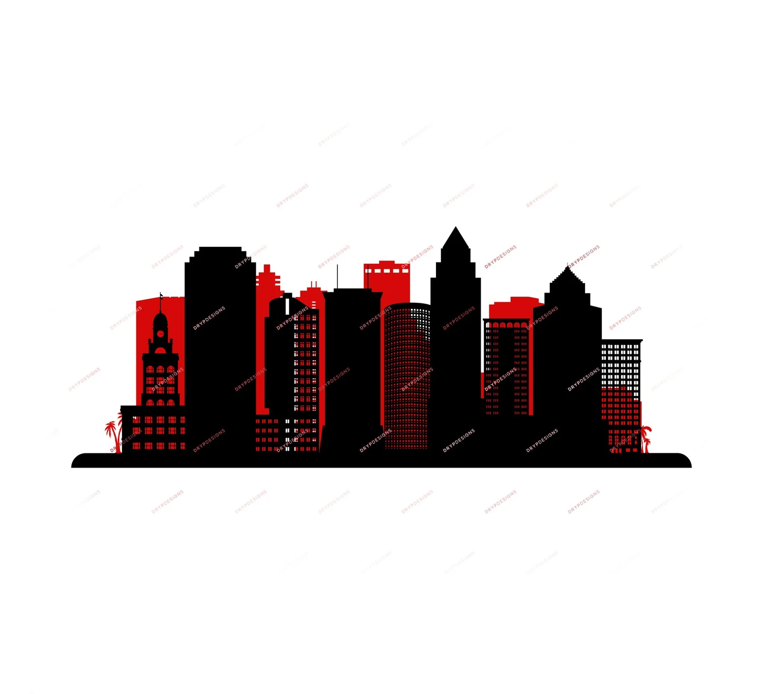 Chicago Skyline Outline Png