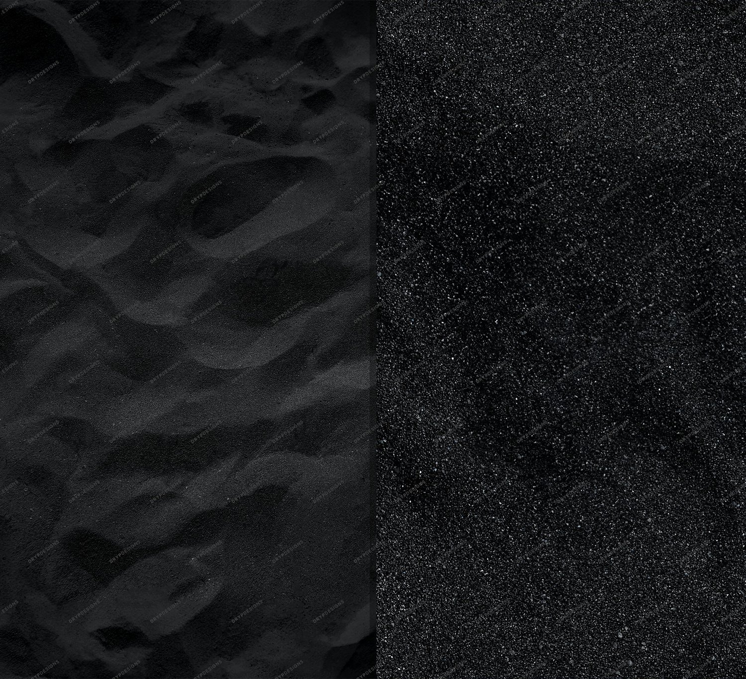 Seamless Black Sand Texture