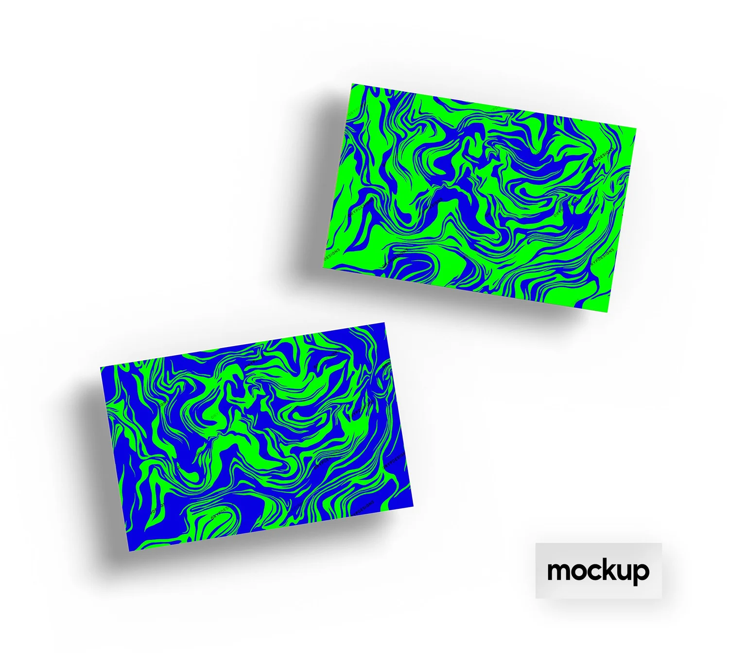 Lime Green And Blue Wallpaper