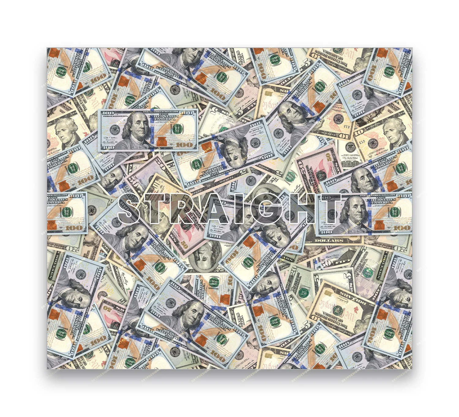 Raining Money Tumbler Wrap PNG — drypdesigns