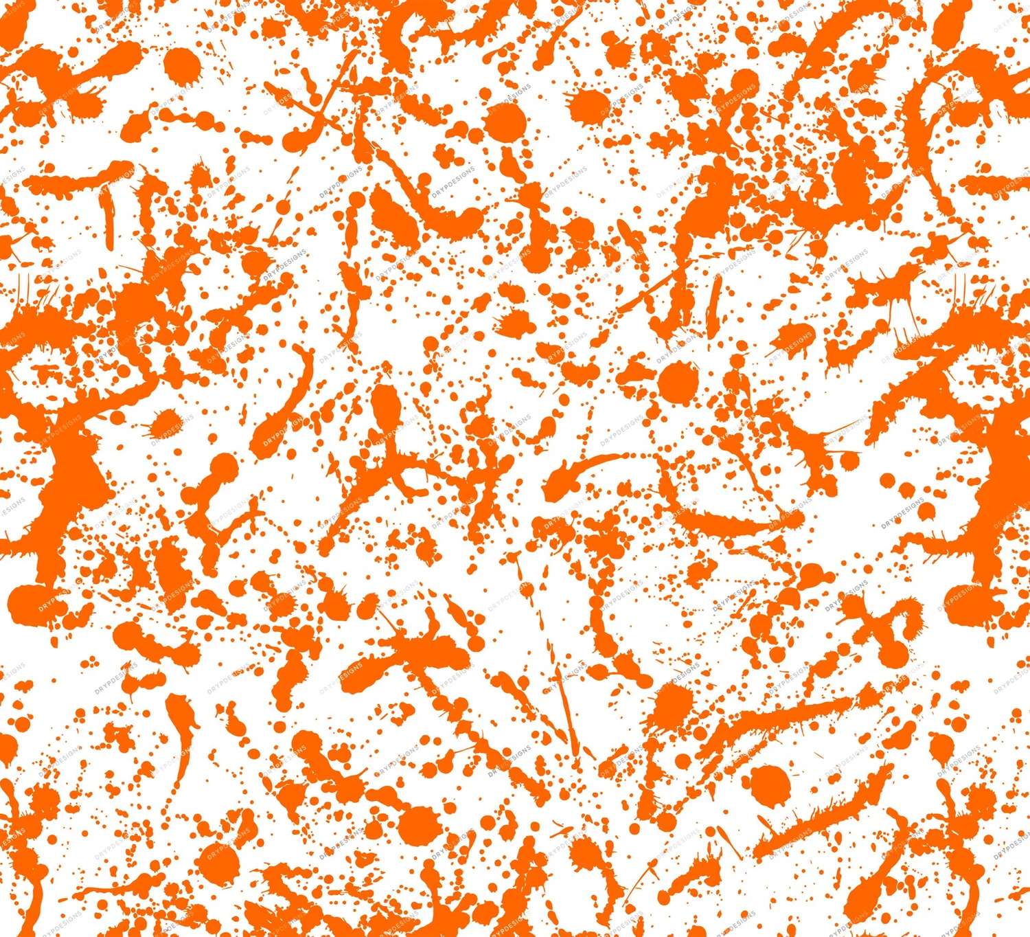 Orange Paint Splash