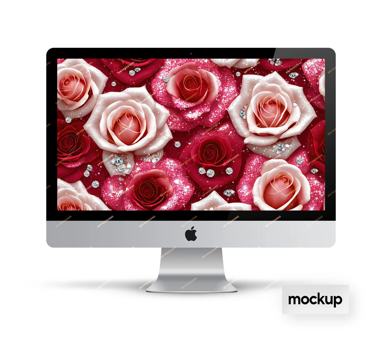 Rose Gold Diamonds Seamless Background — drypdesigns