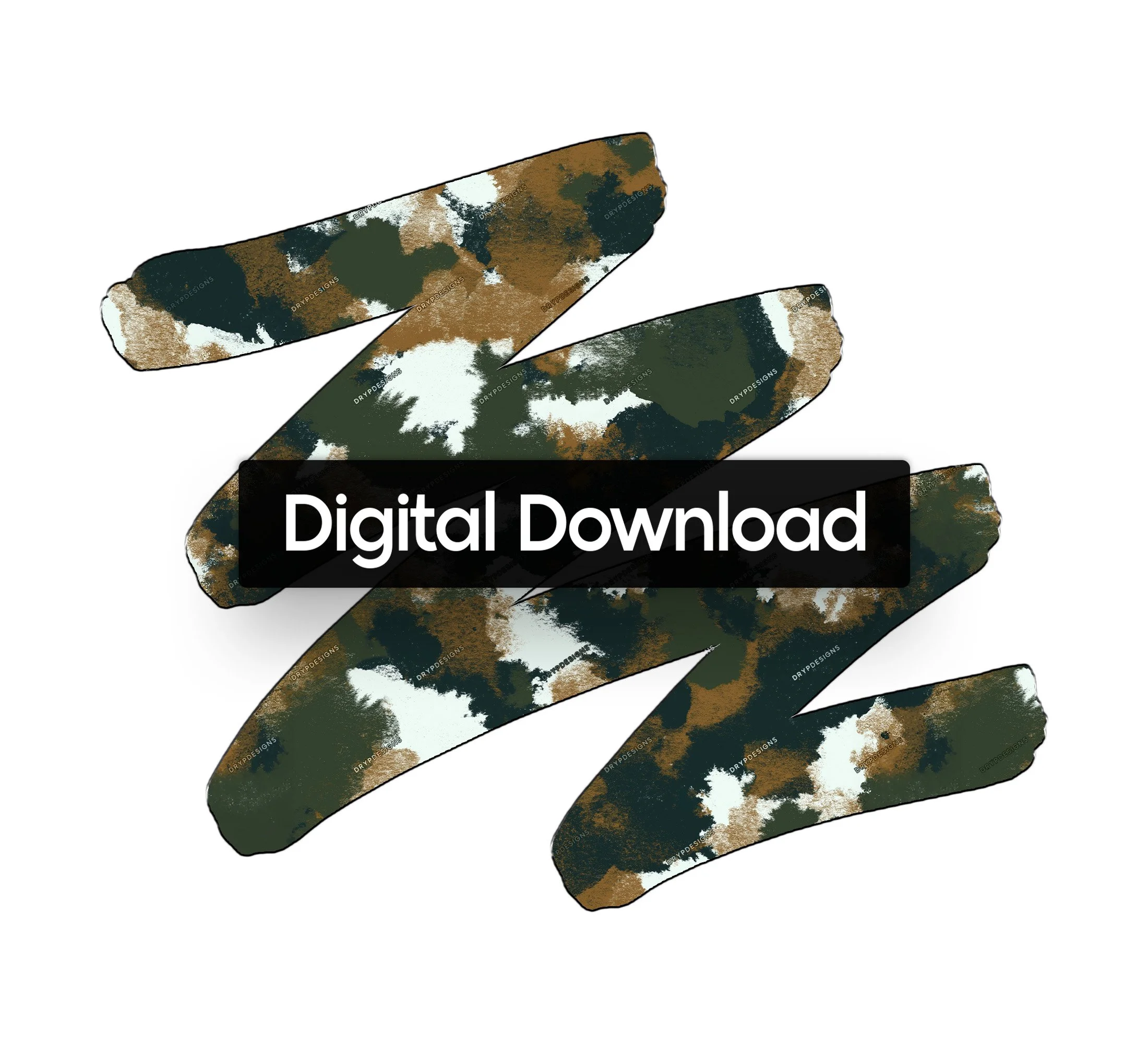 Blue Camouflage Seamless Digital Paper — drypdesigns
