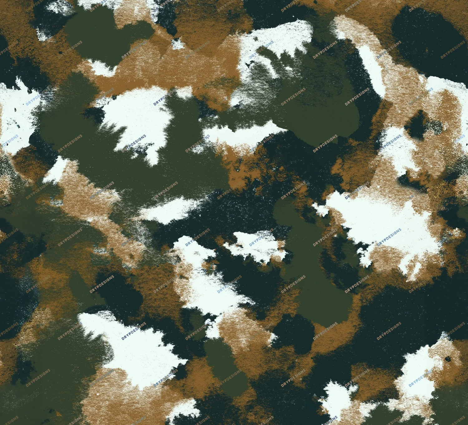 Military Green Camo Seamless Pattern — drypdesigns