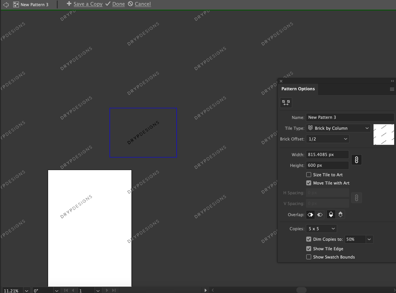 How to Export Seamless Pattern Swatch Tile Using Illustrator — drypdesigns