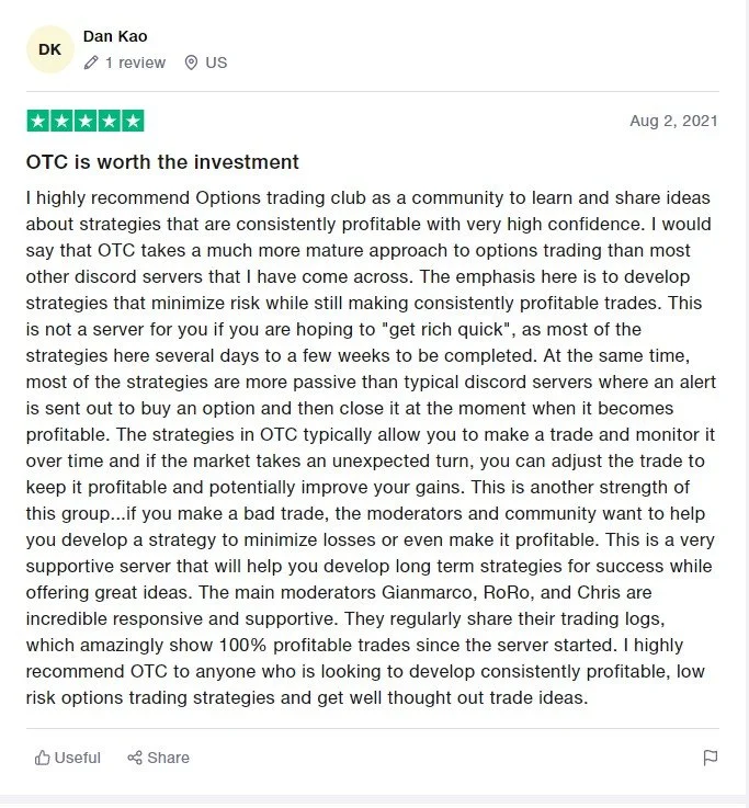 Approved Monthly — Options Trading Club