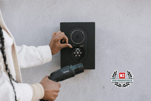 Laddbox Zaptec Go, ladda bilen hemma med laddbox | Täta Tak Energi